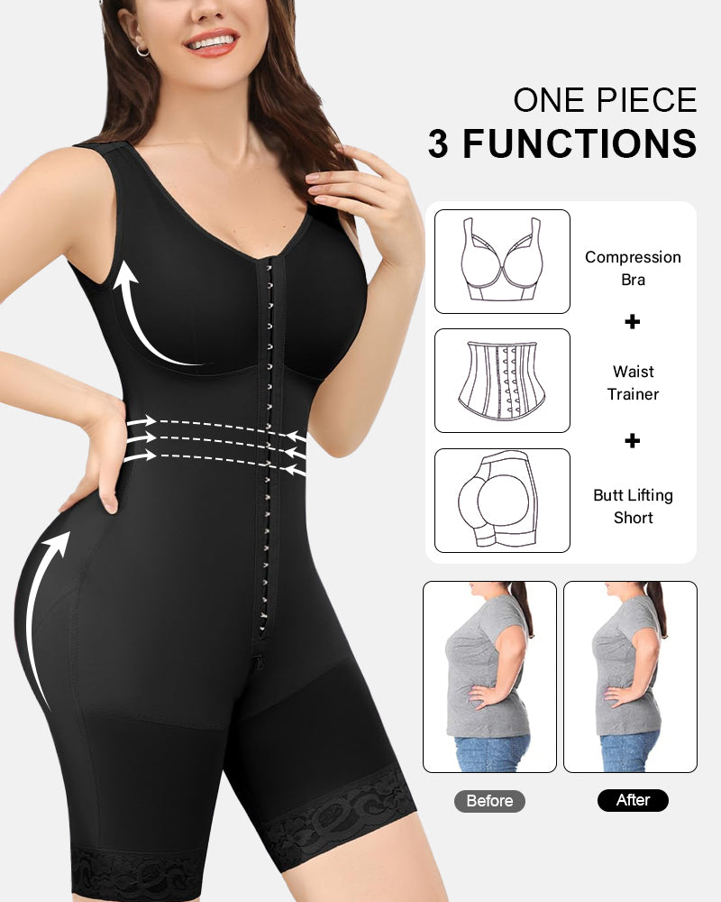 Lilysure Tummy Control Post Surgery Compression Full Body Shapewear